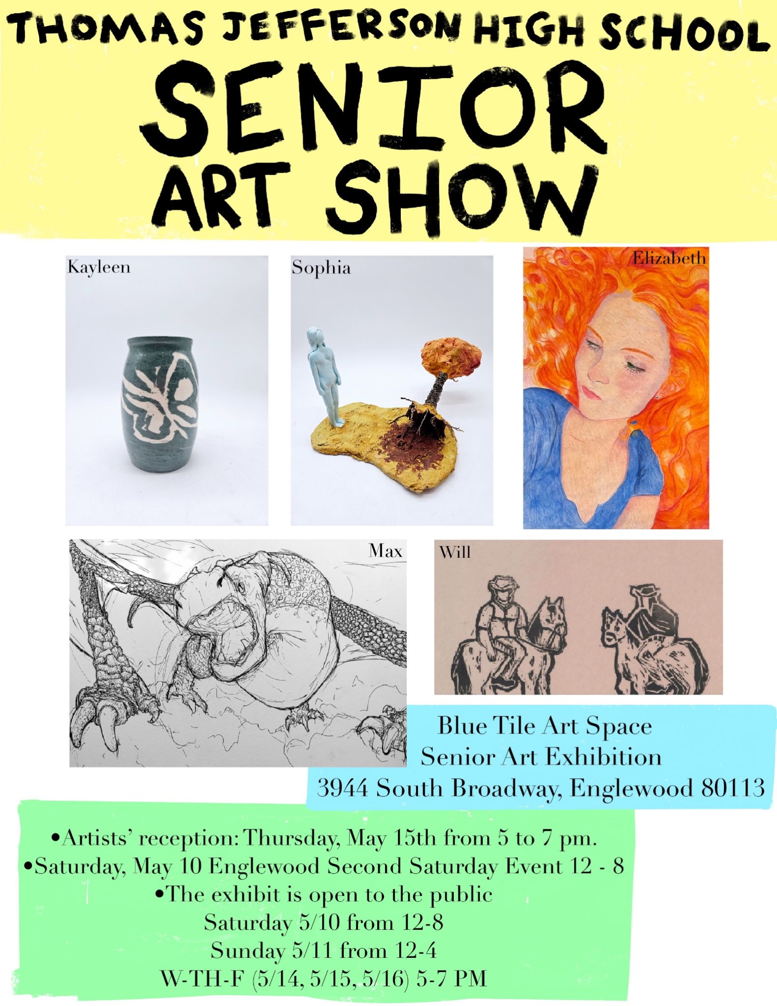 thomas jefferson high school senior art show – Blue Tile Art Gallery